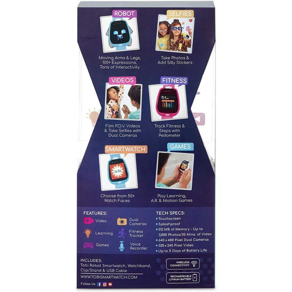 Детски смарт часовник Tobi Robot, с 2 камери и сензорен екран | Toyzz Shop
