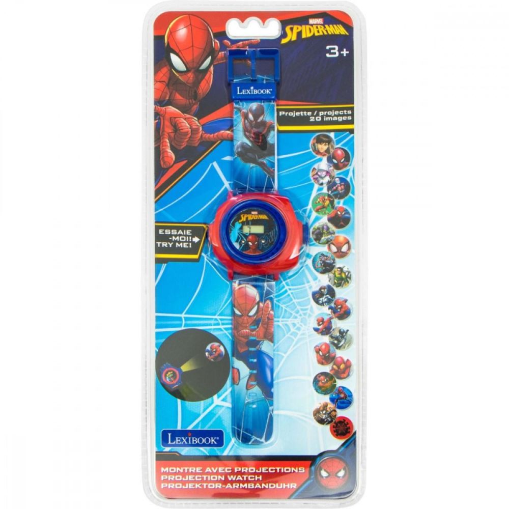 Дигитален часовник, Lexibook, Spider-Man, с проектор | Toyzz Shop