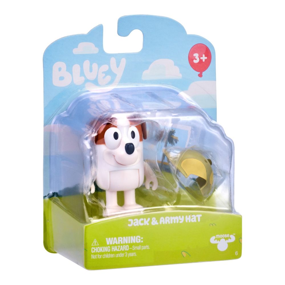Комплект фигурки, Bluey, Story Starter, Jack и Army Hat | Toyzz Shop