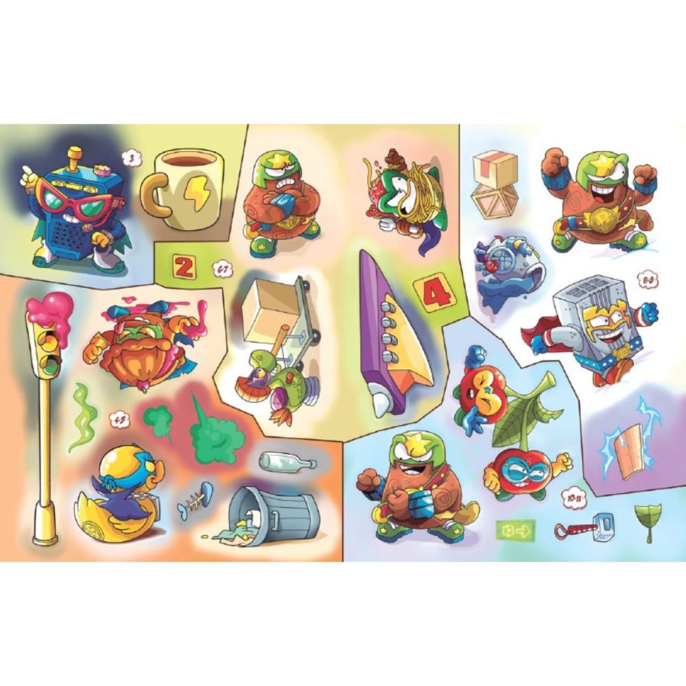 Книжка със стикери и фигурки, Superthings, Secret Spies | Toyzz Shop