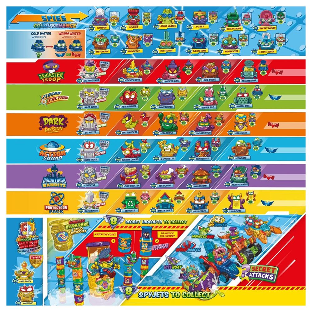 Комплект от 10 фигурки, SuperThings Secret Spies | Toyzz Shop