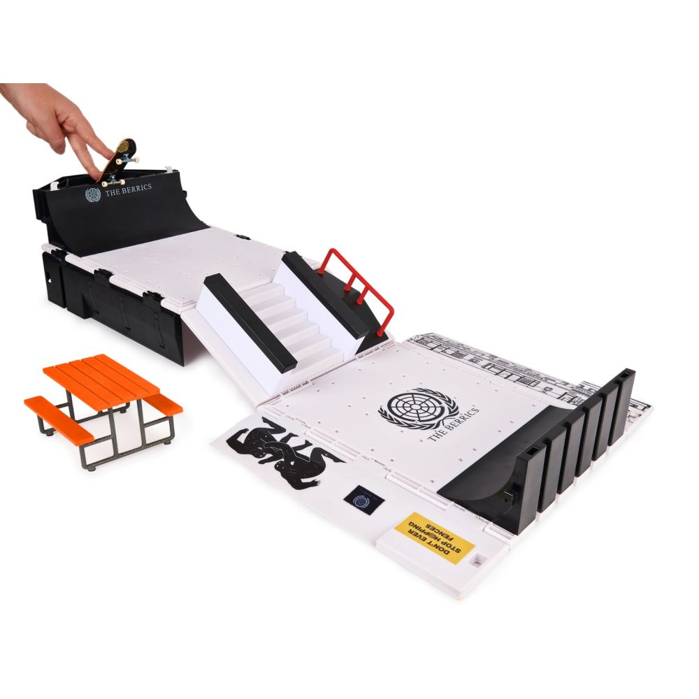 Комплект мини скейтборд с рампа, Tech Deck, Skate Park, 20140953 ...