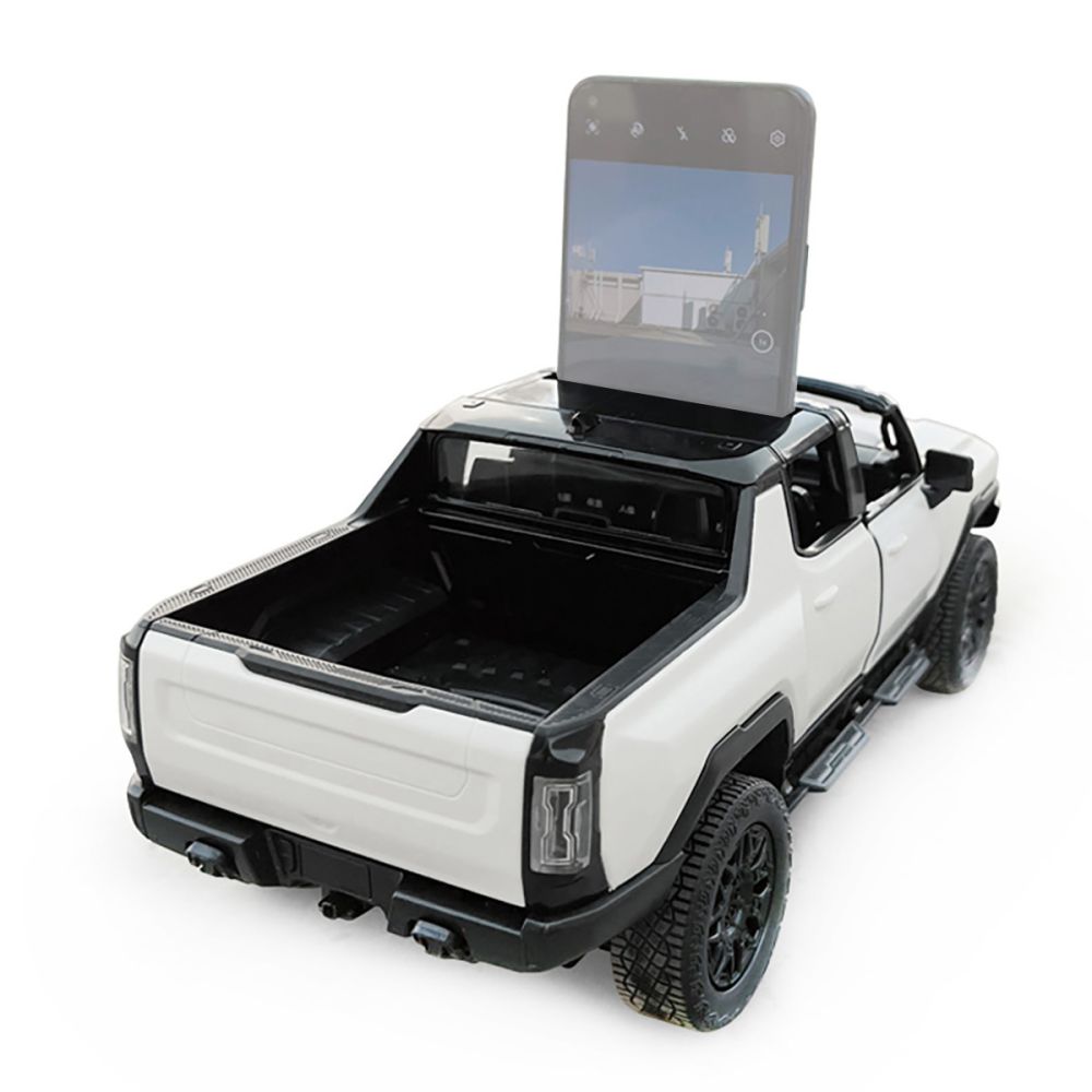 Количка с дистанционно, Rastar, Hummer EV, 1:16, Бяла | Toyzz Shop