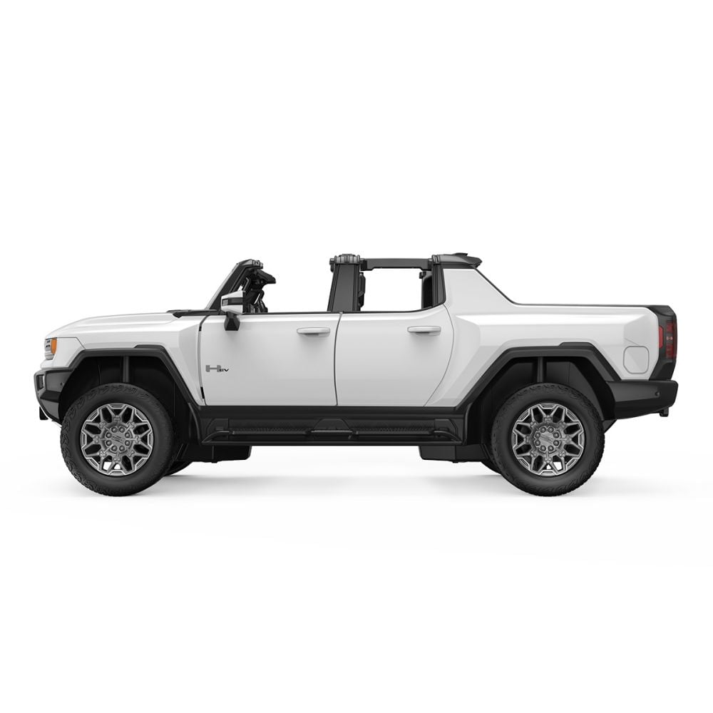 Количка с дистанционно, Rastar, Hummer EV, 1:16, Бяла | Toyzz Shop