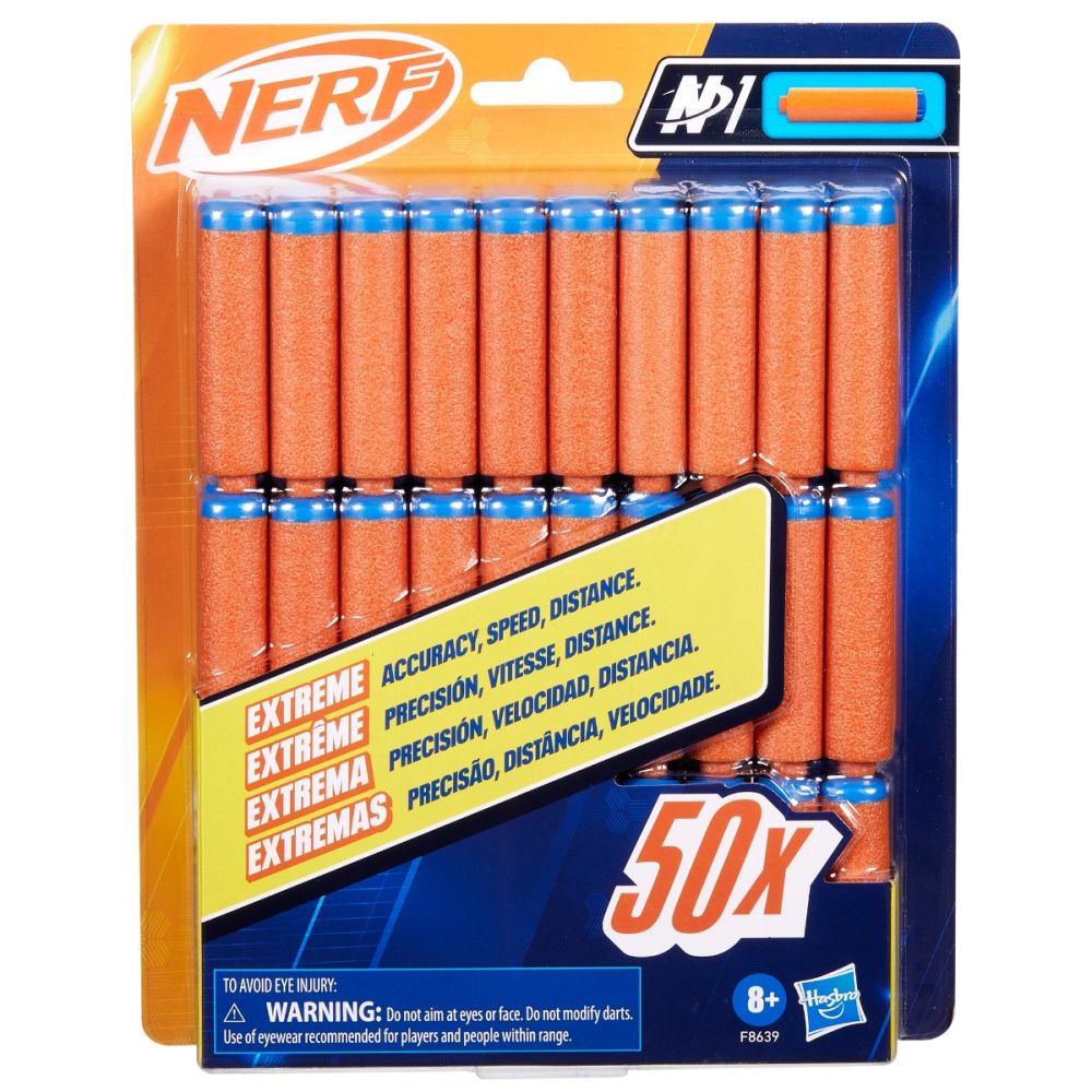 Комплект 50 дунапренени стрелички, Nerf N1 | Toyzz Shop