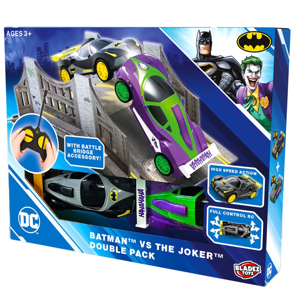Комплект от 2 колички с дистанционно управление, Bladez, Batman vs Joker | Toyzz Shop