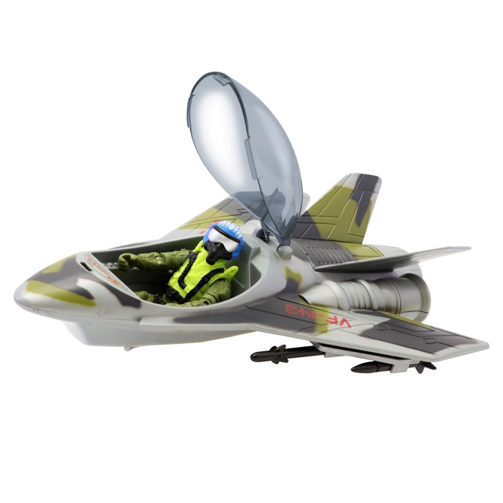 Комплект военен самолет с фигурка The Corps Universe, Lanard Toys ...