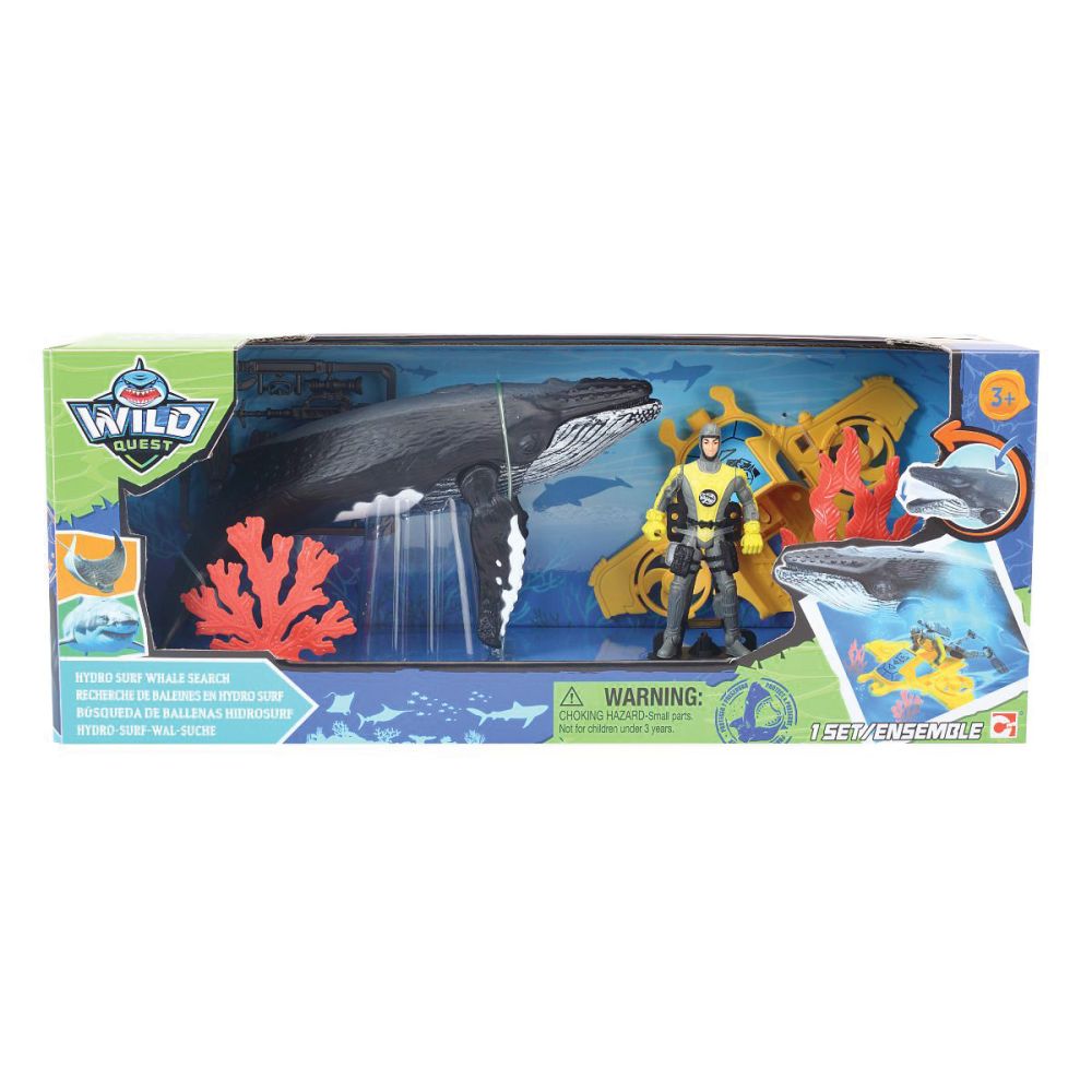 Комплект за игра водолаз и кит, Wild Quest | Toyzz Shop