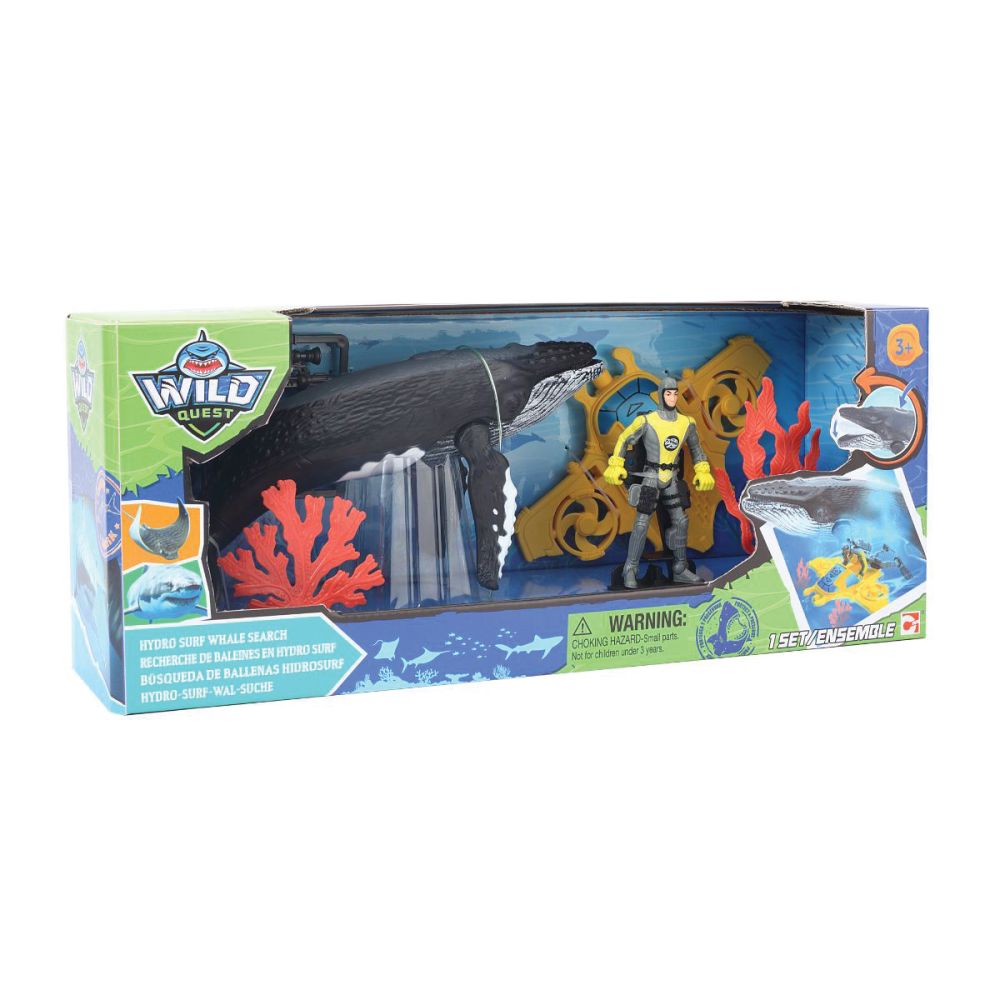 Комплект за игра водолаз и кит, Wild Quest | Toyzz Shop