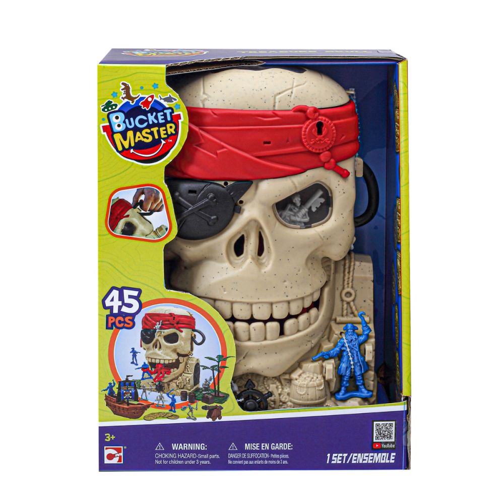 Комплект за игра, Bucket Master, Съкровището от черепа, 45 части ...