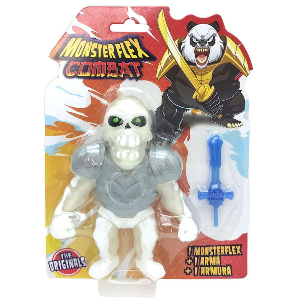 Фигурка Monster Flex Combat, Разтягащо се чудовище, Knight Skeleton ...