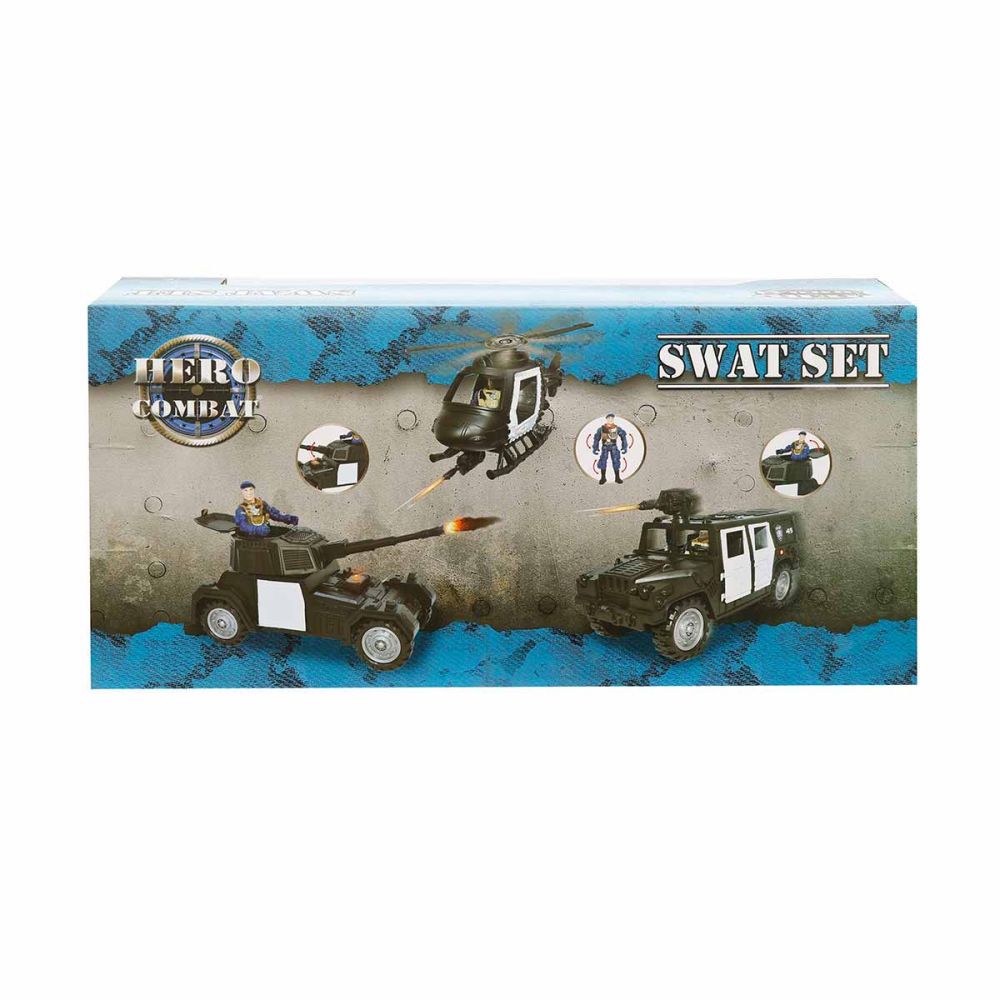 Комплект превозно средство с фигурка, Hero Combat, звуци и светлини ...