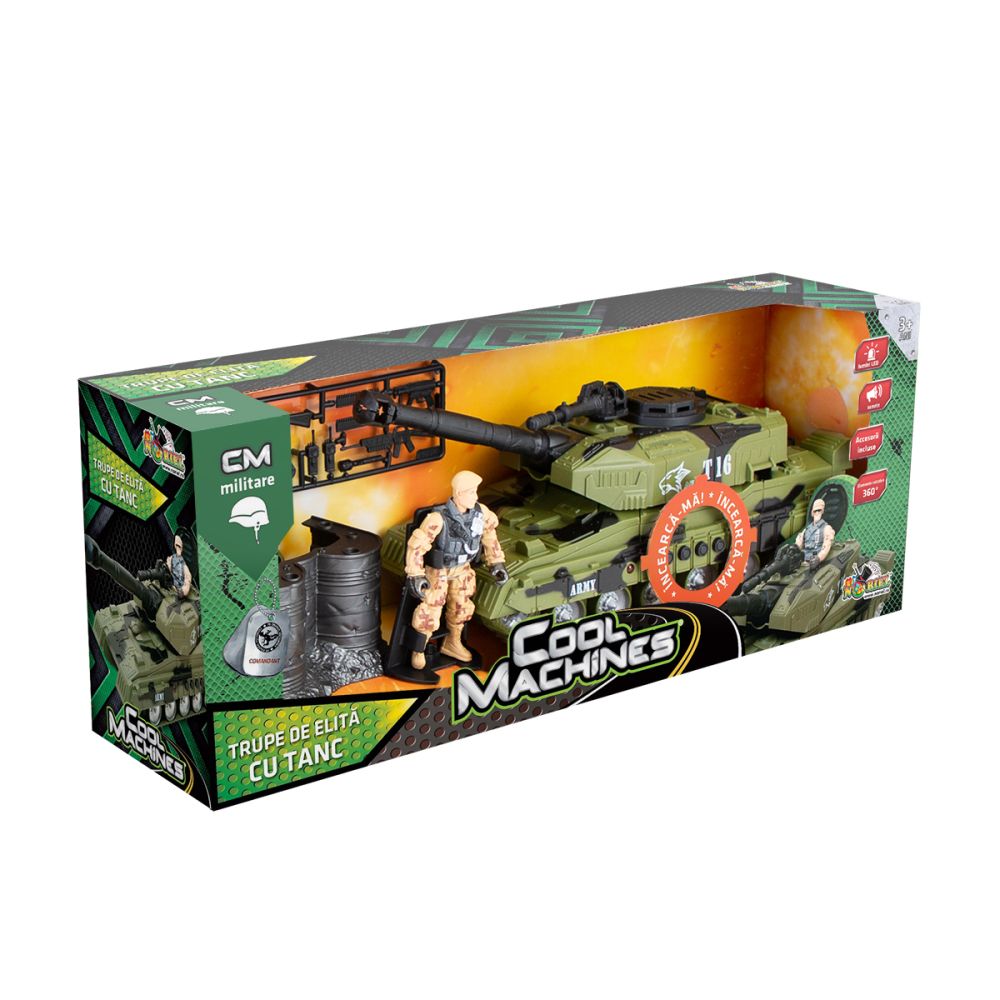 Военен комплект с танк и фигурки Cool Machines | Toyzz Shop