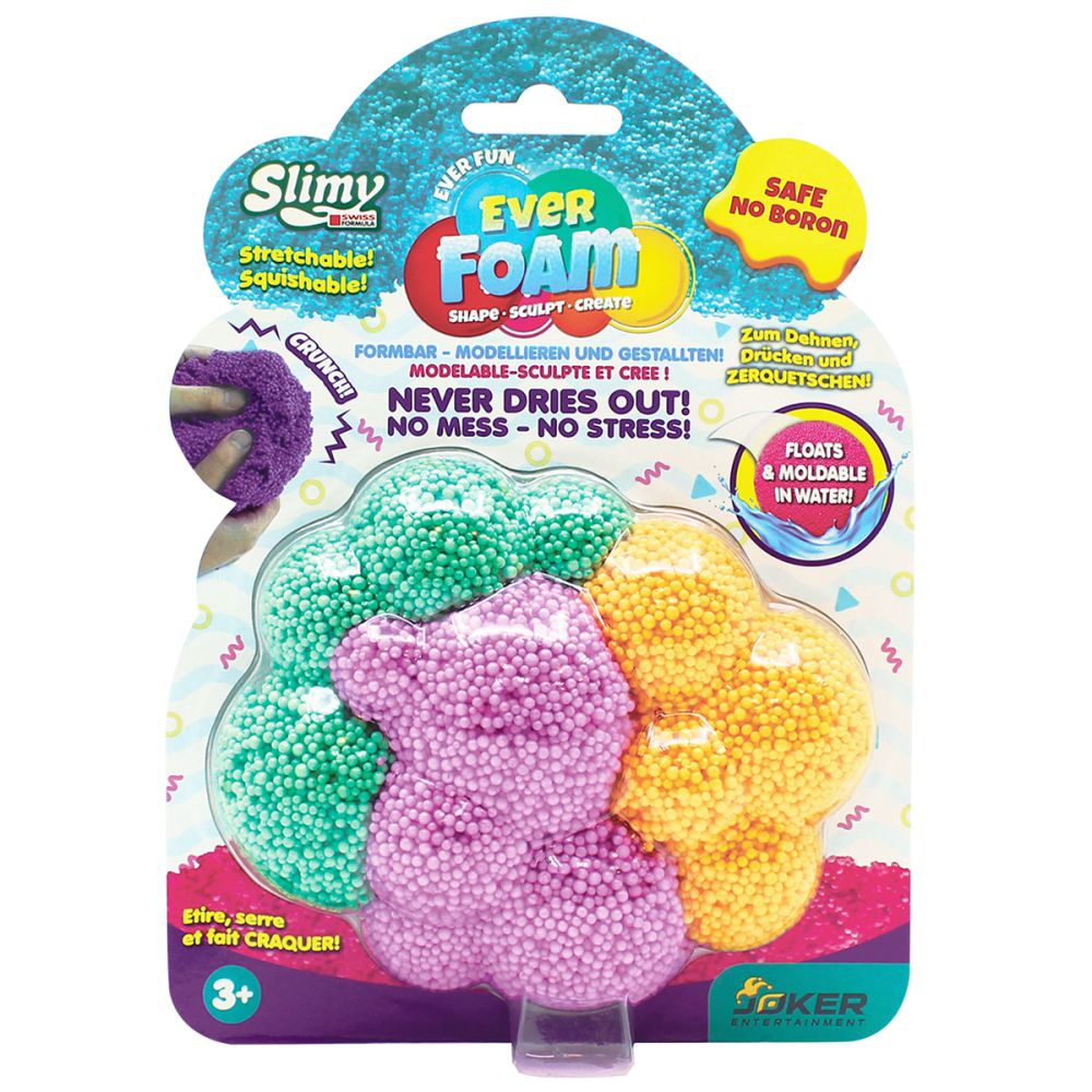 Слайм Ever Foam, Slimy, 3 Цвята | Toyzz Shop