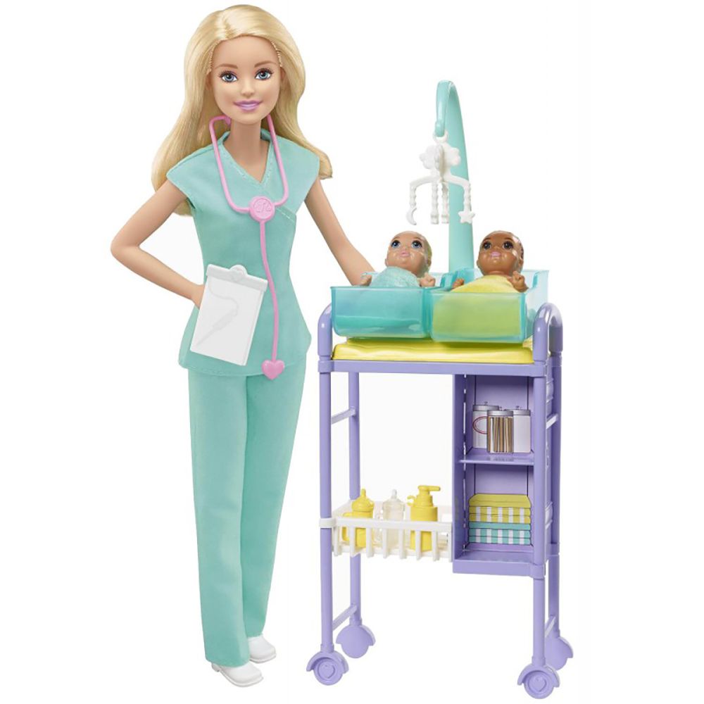Комплект за игра Barbie, Педиатър, GKH23 | Toyzz Shop