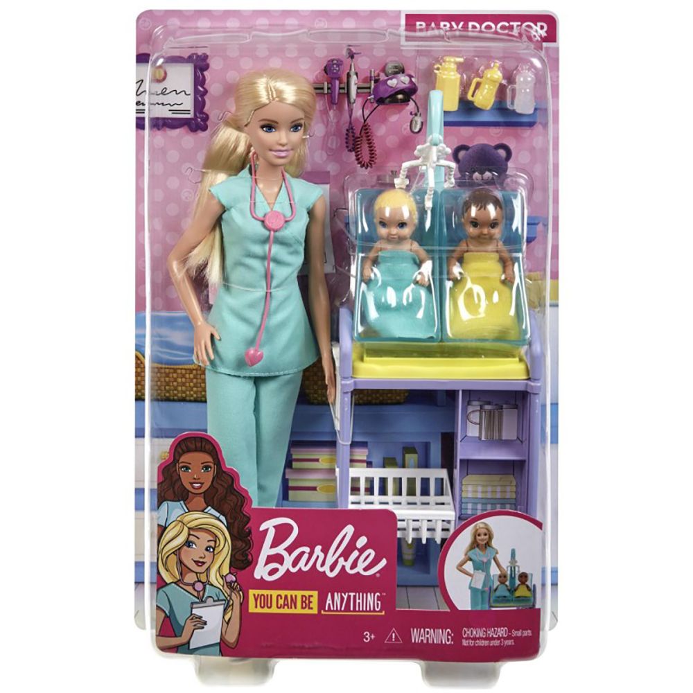 Комплект за игра Barbie, Педиатър, GKH23 | Toyzz Shop