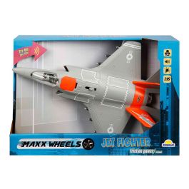 Самолет Jet Fighter със светлини и звуци, Maxx Wheels, 1:16, Оранжев ...